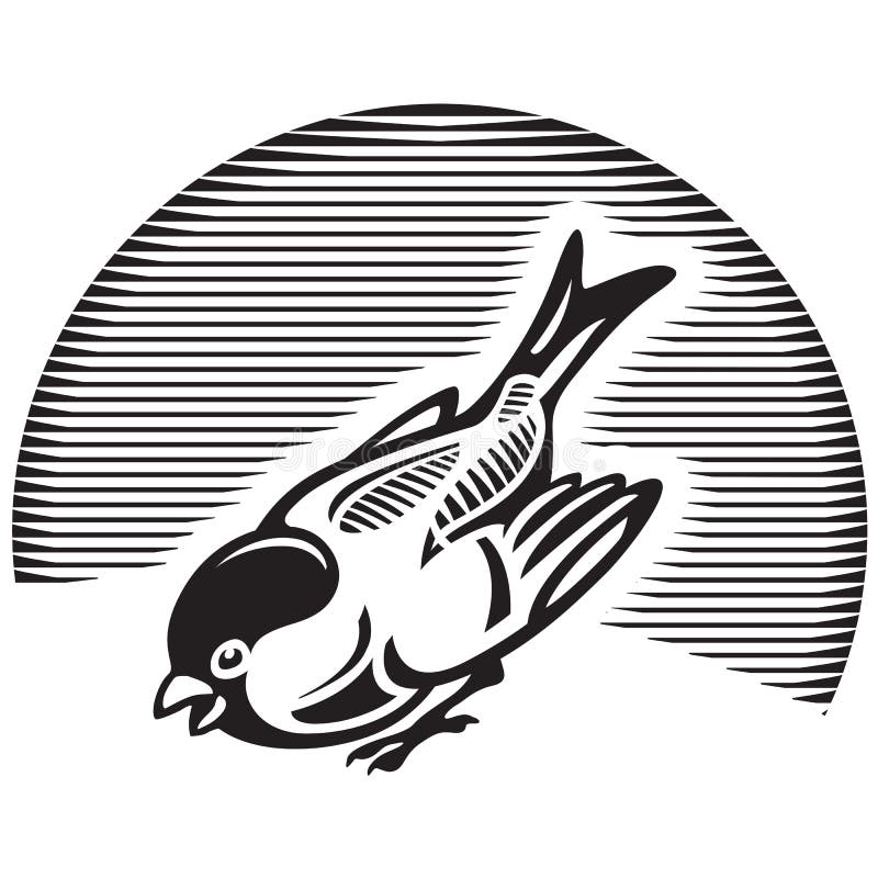 Spatz vektor abbildung. Illustration von vogel, flug - 68310104