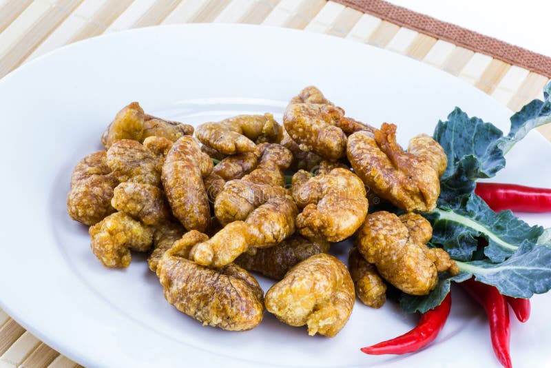 Spawn fride on white plate stock image. Image of food - 70499779