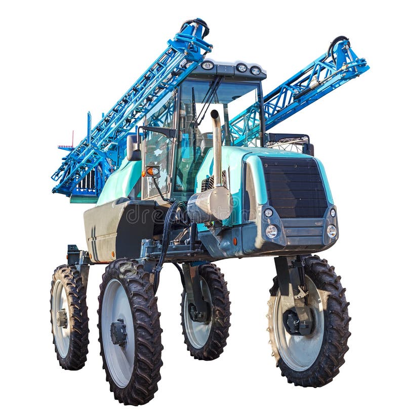 Spayer do trator foto de stock. Imagem de fundo, colheita - 62214646