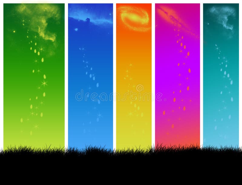 Fondo Stabilito Di Colore Dello Spazio Illustrazione Vettoriale ...