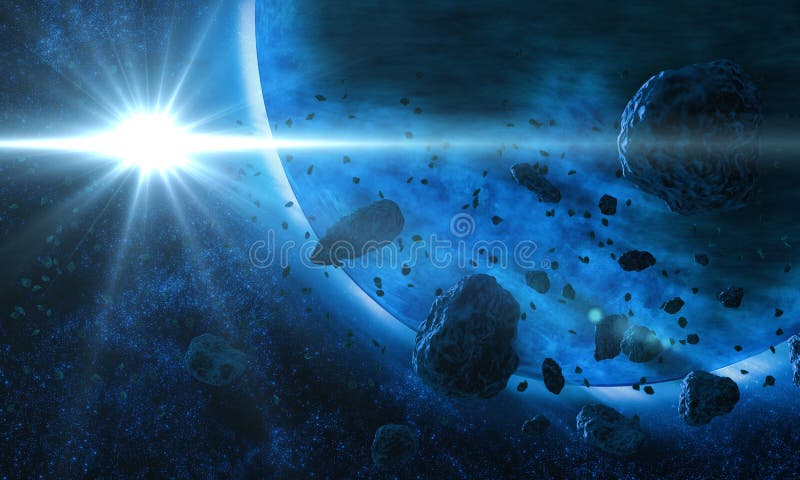 Spazio profondo illustrazione di stock. Illustrazione di sfera - 20800805