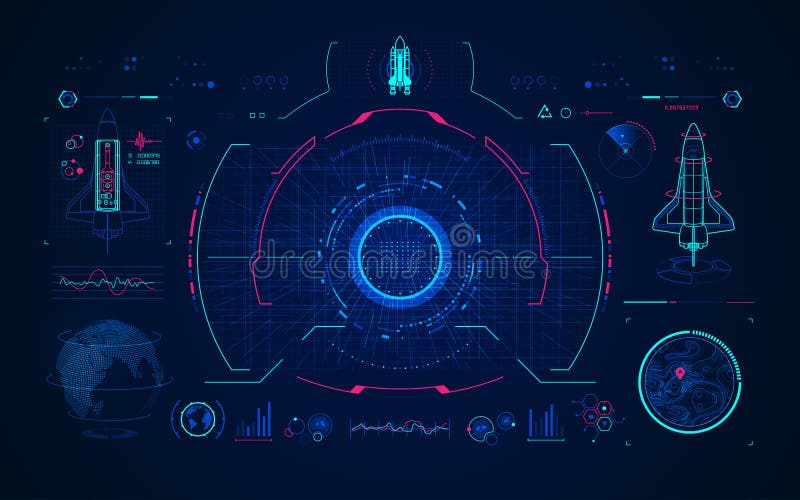 Digital Ship Interface Data Stock Illustrations – 164 Digital Ship ...