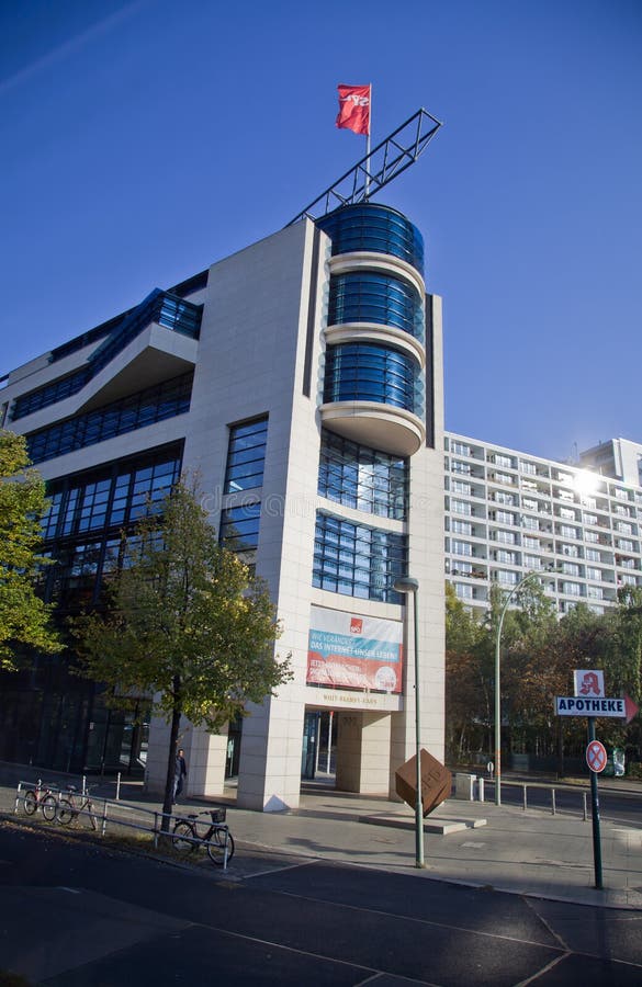 SPD Building in Berlin editorial photography. Image of architect - 53481132