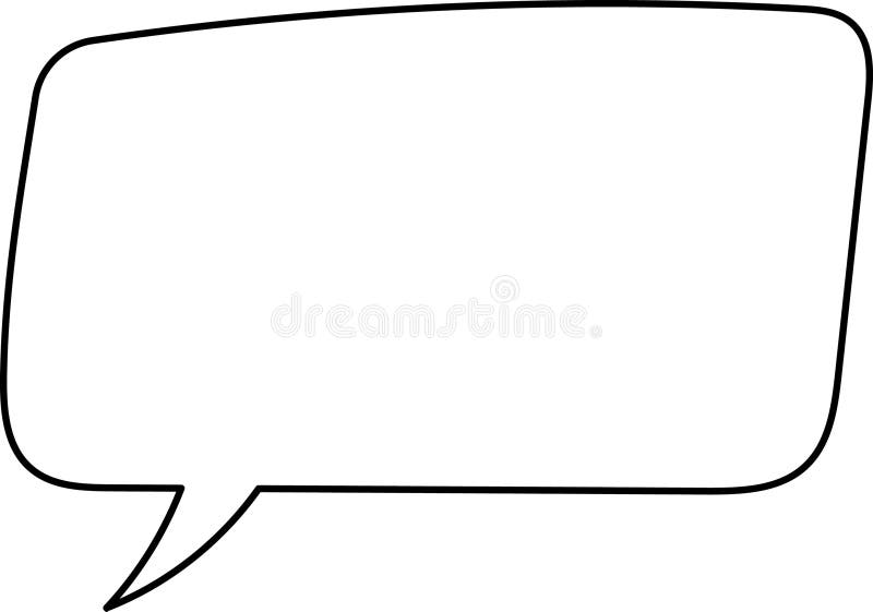 Speak Bubble Text, Message Box, Chatting Box, Cartoon Set. Vector ...