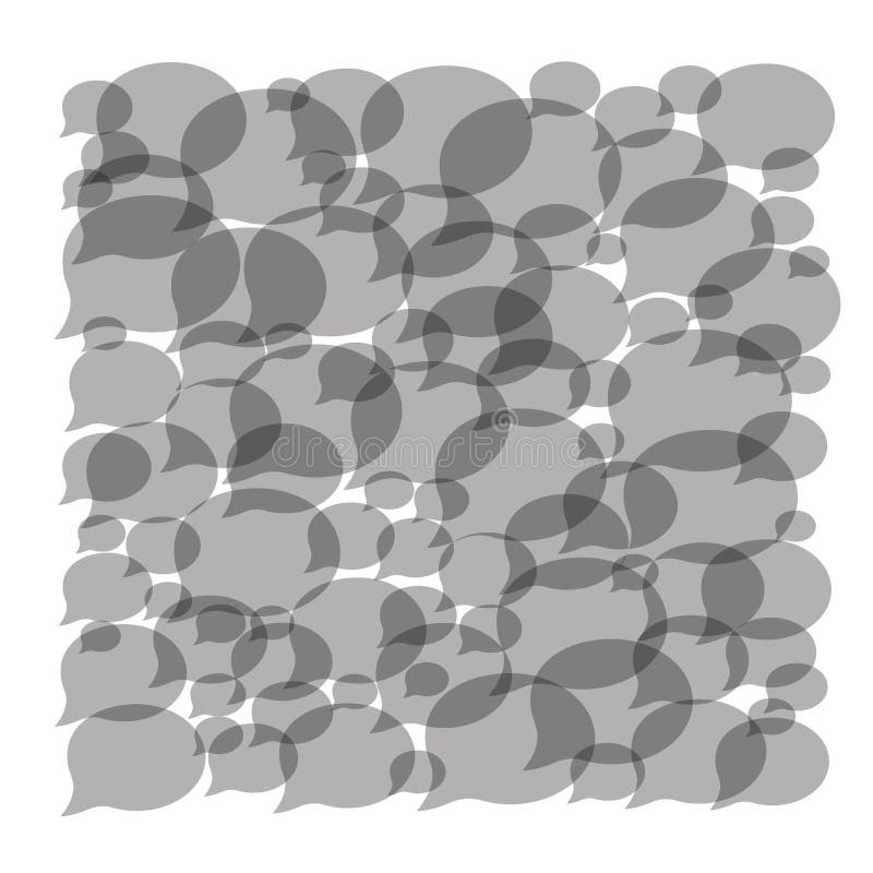 Speak bubbles background stock illustration. Illustration of repetition ...