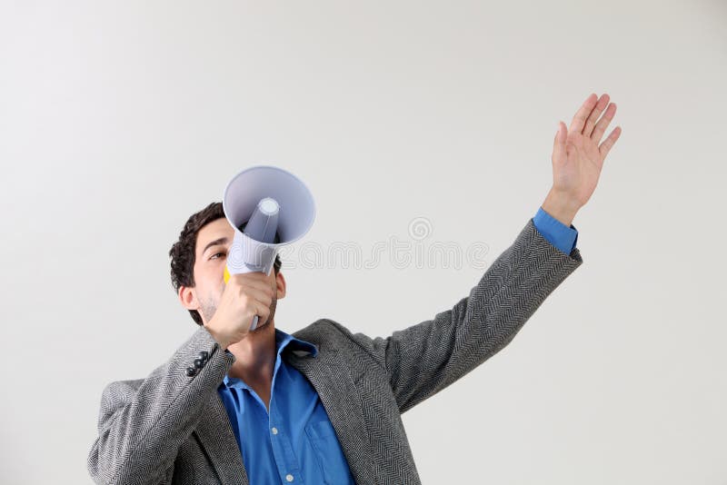 Speak out stock photo. Image of adult, people, caucasian - 24927098