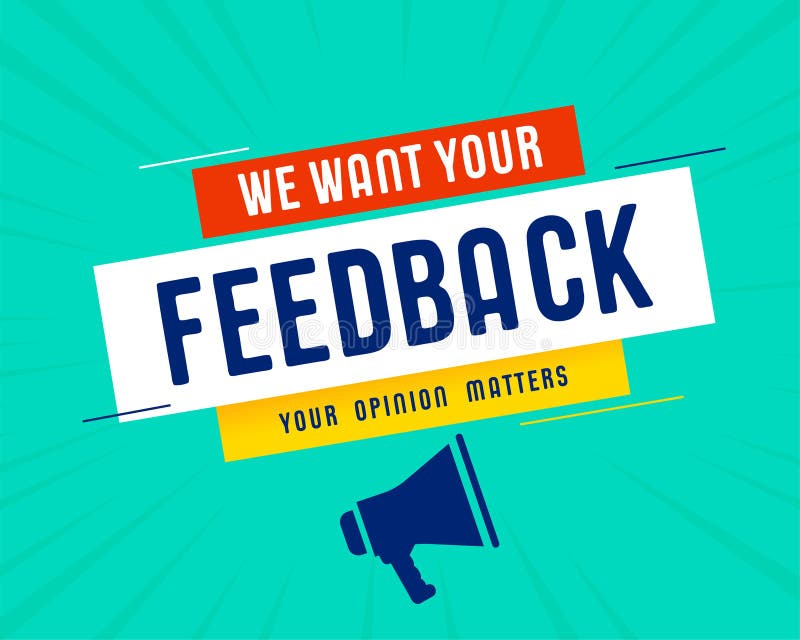Speak Up and Share Your Feedback Background with Megaphone Design Stock ...