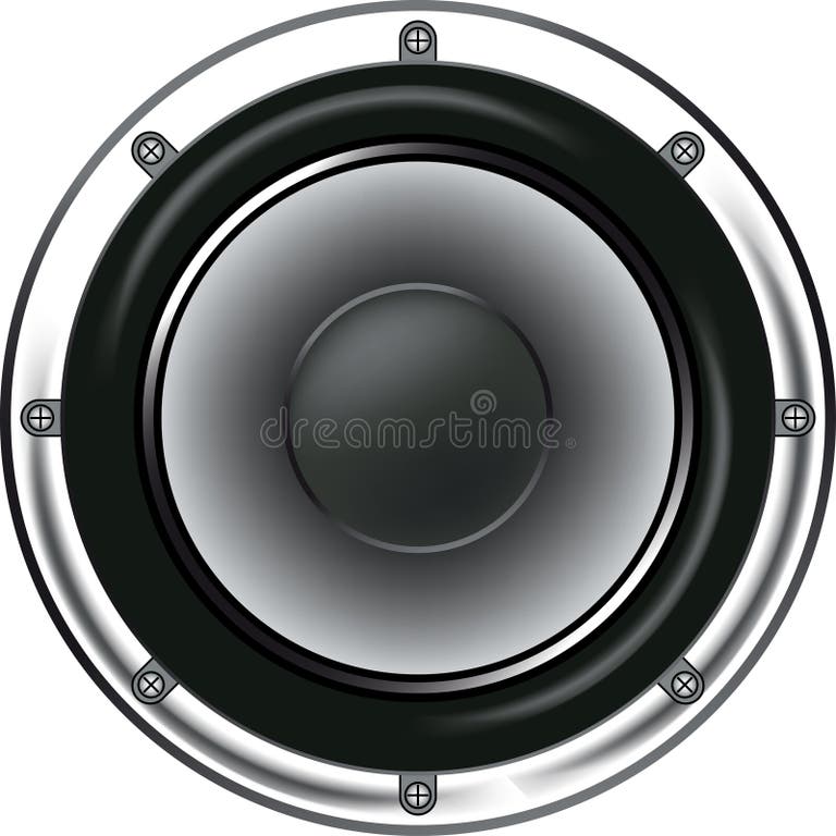 Tweeter Speaker Vector Stock Illustrations – 256 Tweeter Speaker Vector ...