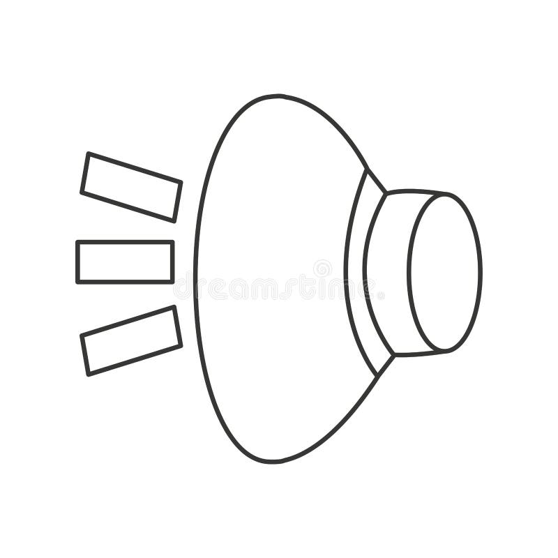 Speaker audio device icon stock vector. Illustration of audio - 81059194