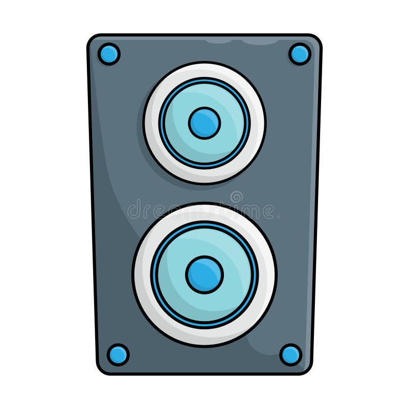 Speaker Audio Device Vector for Music Illustration Graphic Design ...