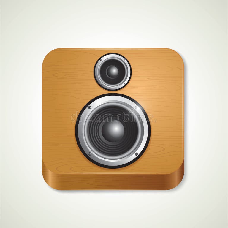 Speaker Box. Vector Illustration Decorative Design Stock Vector ...