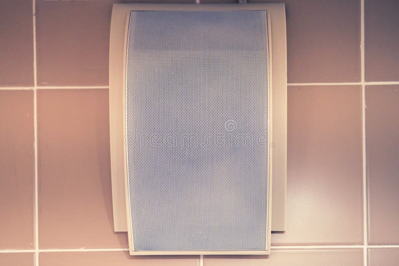 Speaker of the Building Emergency Warning System Stock Photo - Image of ...