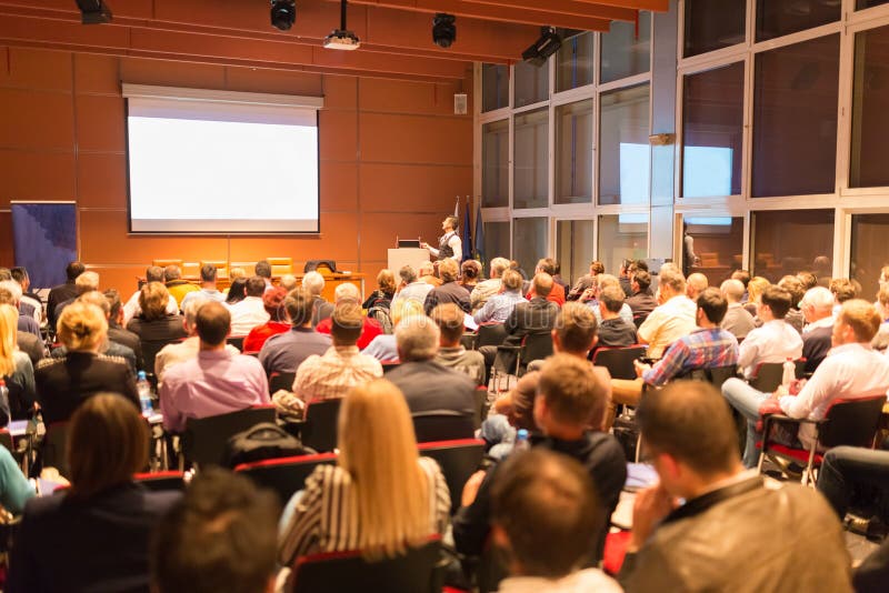 Speaker at Business Conference and Presentation. Editorial Stock Image ...