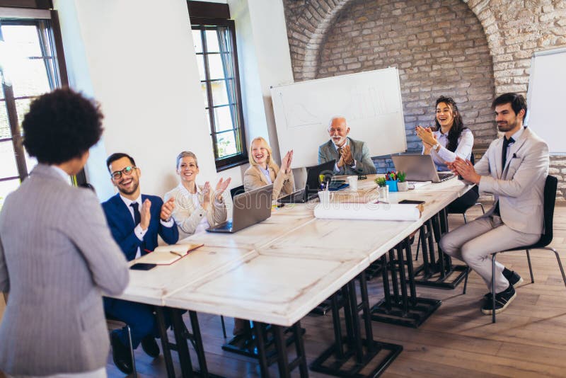 Speaker at Business Workshop and Presentation. Stock Photo - Image of ...