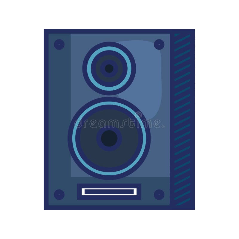 Speaker Column Musical Element Icon Stock Illustration - Illustration ...