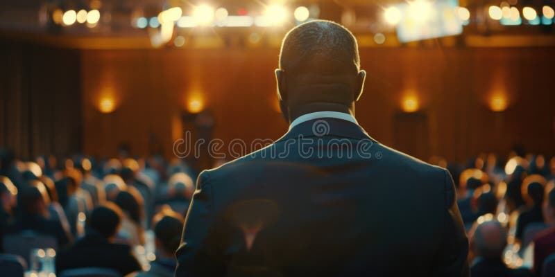 Speaker at a Conference stock photo. Image of podium - 363784510