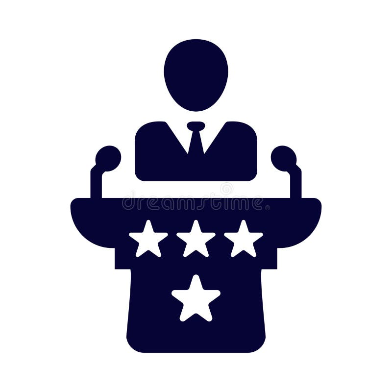 Speaker, Conference, Speech, Business Speaker Icon Stock Vector ...