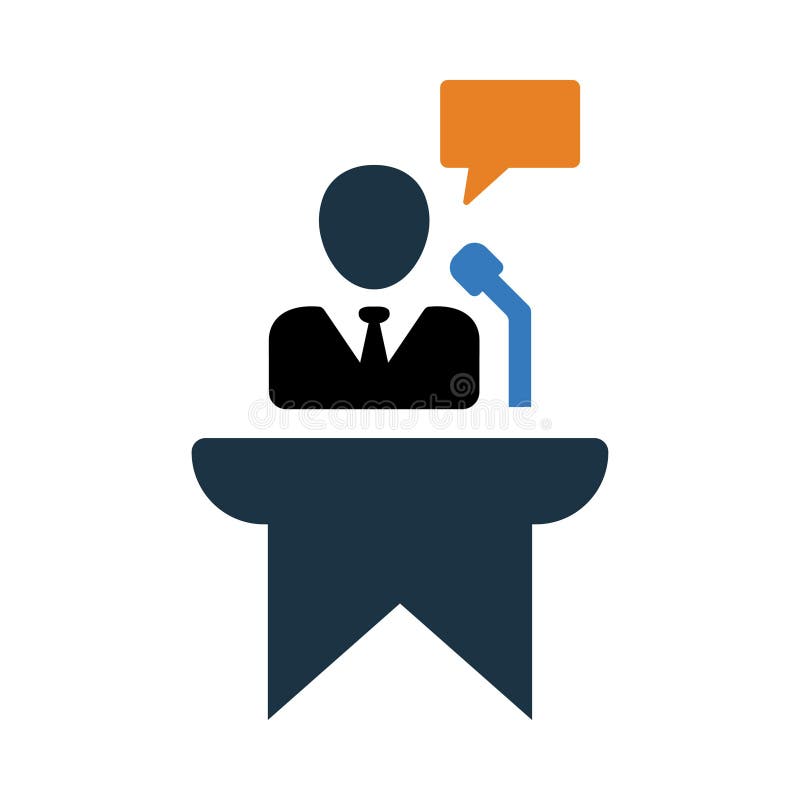 Speaker, Conference, Speech, Chat Bubble, Online Business Speaker Icon ...