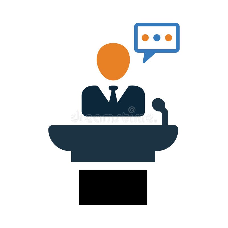 Speaker, Conference, Speech, Chat Bubble, Online Business Speaker Icon ...