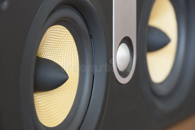 Speaker Diffusers Concept Loud Music Stock Image - Image of radio ...