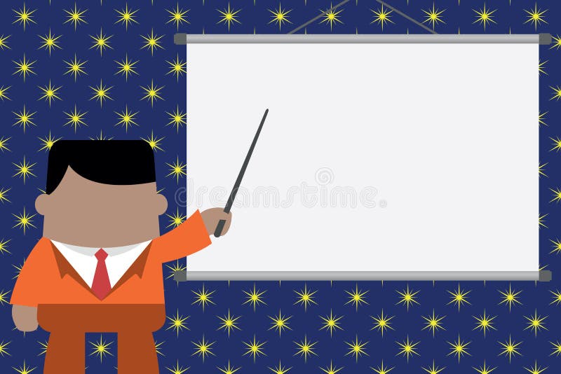 Speaker Giving Professional Training. Executive Man Standing in Front ...