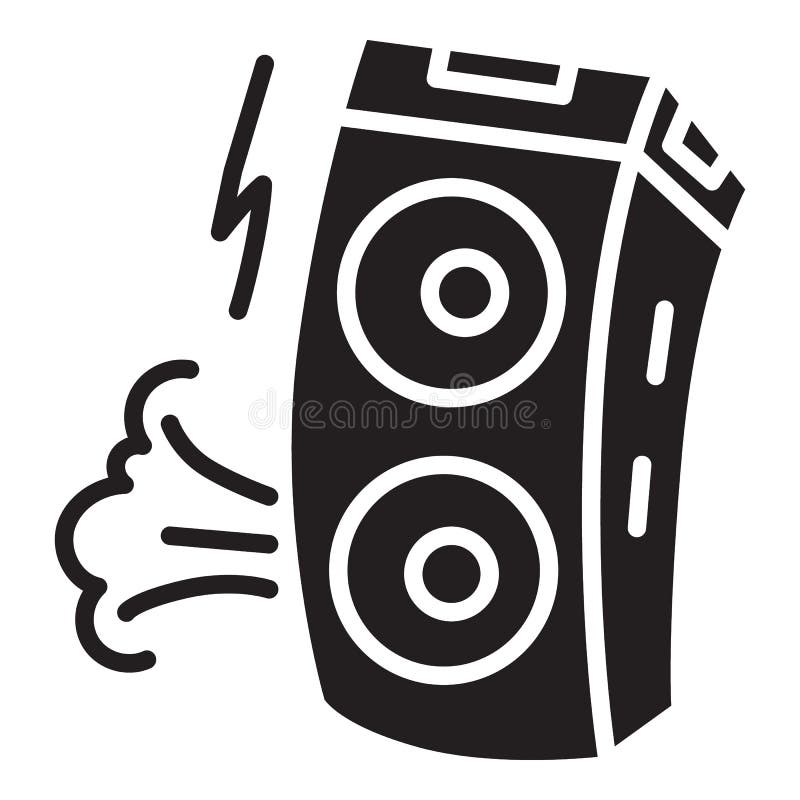 Stereo Speaker Icon, Cartoon Style Stock Vector - Illustration of ...