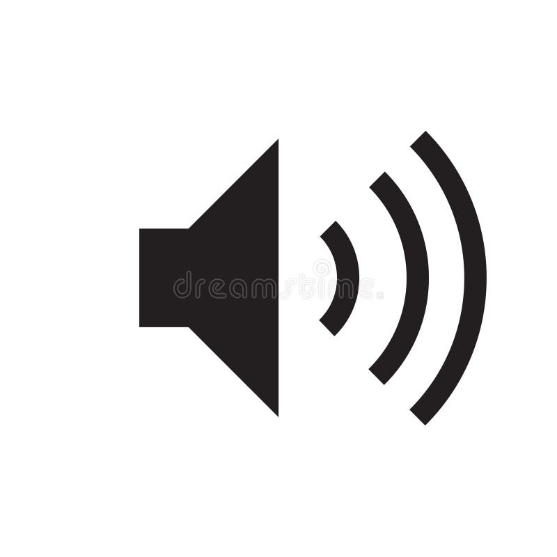 Speaker Icon. Sound Icon. High Volume Stock Vector - Illustration of ...