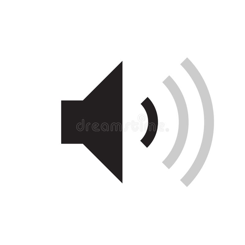 Speaker Icon. Sound Icon. Low Volume Stock Vector - Illustration of ...