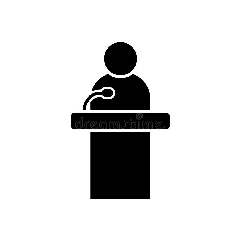 Speaker Icon Vector. Speech Illustration Sign. Performance Symbol or ...