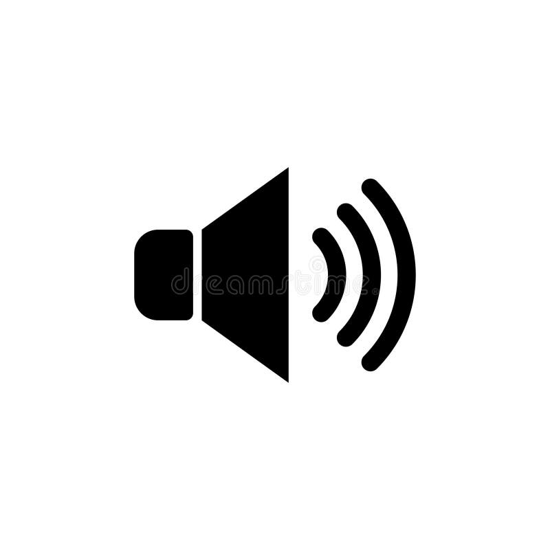 Speaker Icon . Volume Icon Vector. Loudspeaker Icon Vector. Sound ...