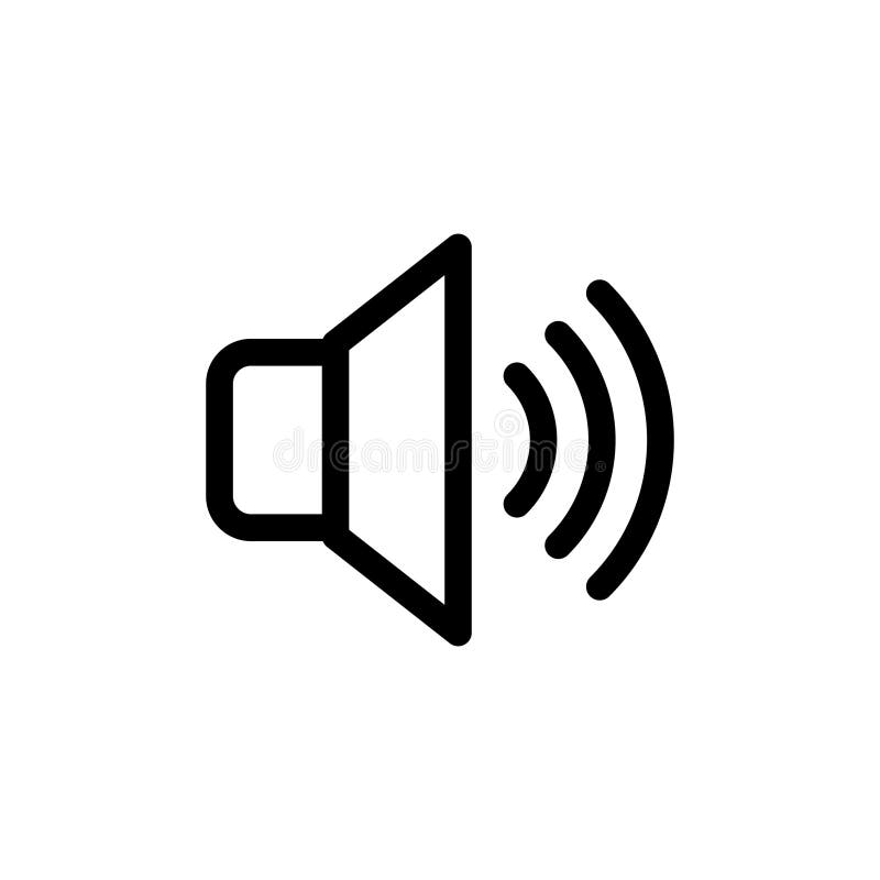Speaker Icon . Volume Icon Vector. Loudspeaker Icon Vector. Sound ...