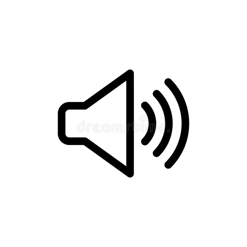 Speaker Icon . Volume Icon Vector. Loudspeaker Icon Vector. Sound ...