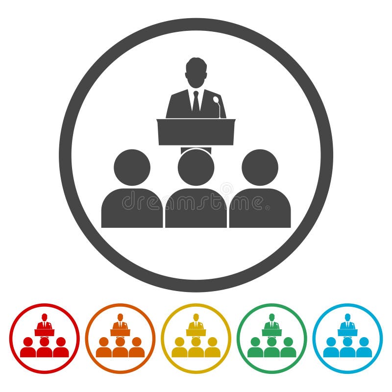 Speaker icons set stock vector. Illustration of isolated - 140461002