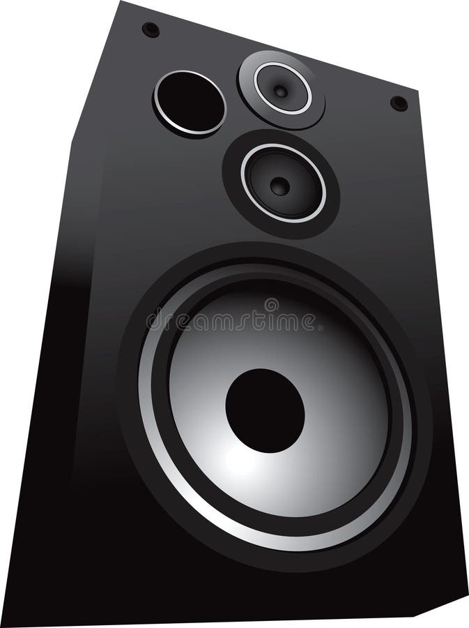 Speaker illustration stock vector. Illustration of sound - 3360899