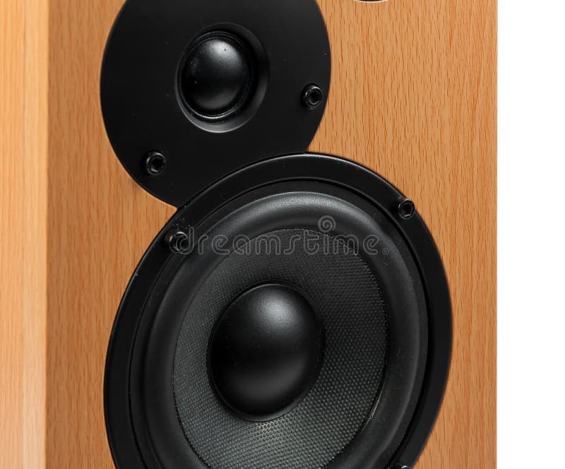 Speaker Isolated on White Background Stock Image - Image of ...