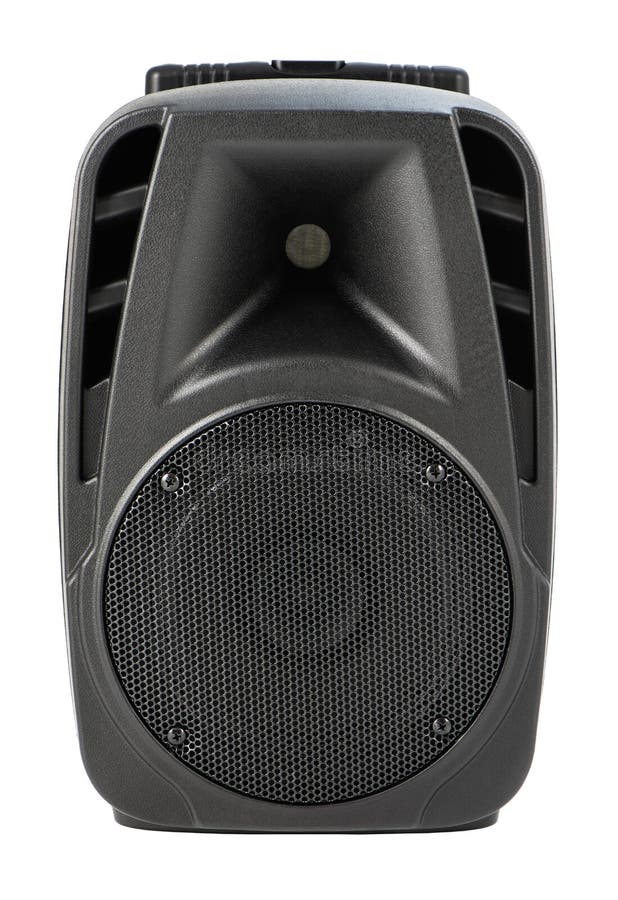 Speaker Isolated on White Background Stock Image - Image of music ...