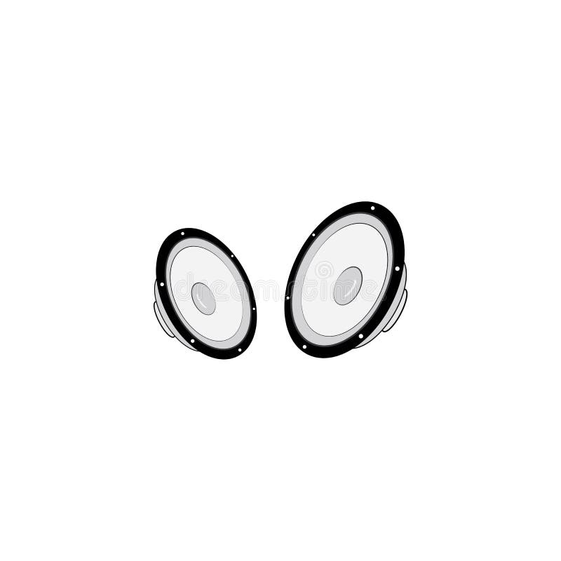 Speaker logo icon vector stock illustration. Illustration of speaker ...