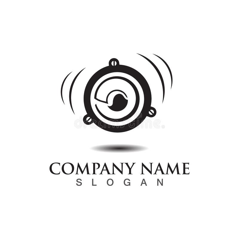 Speaker Logo Sound System Vector Creative Design Stock Illustration ...