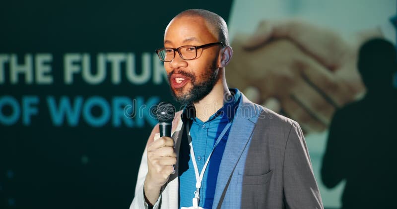 Speaker, Man and Speech of Motivation, Stage and Public Speaking with ...