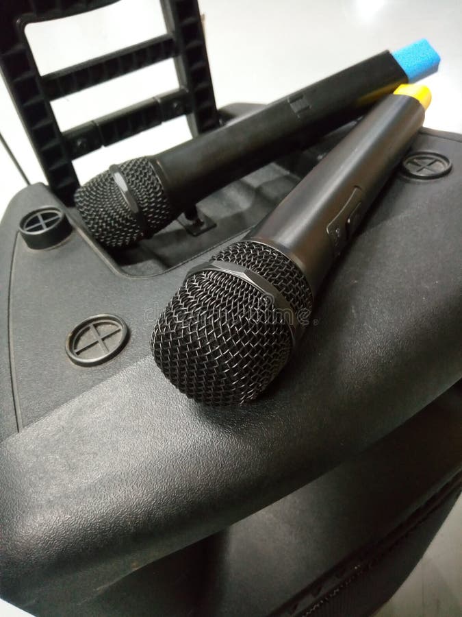 Speaker and Mobile Microphone Stock Photo - Image of phone, portable ...
