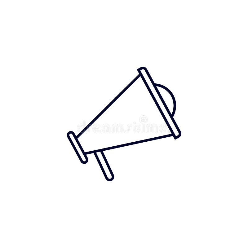 Speaker for Movie Icon Logo Vector, Creative Movie Logo Concept, Icon ...