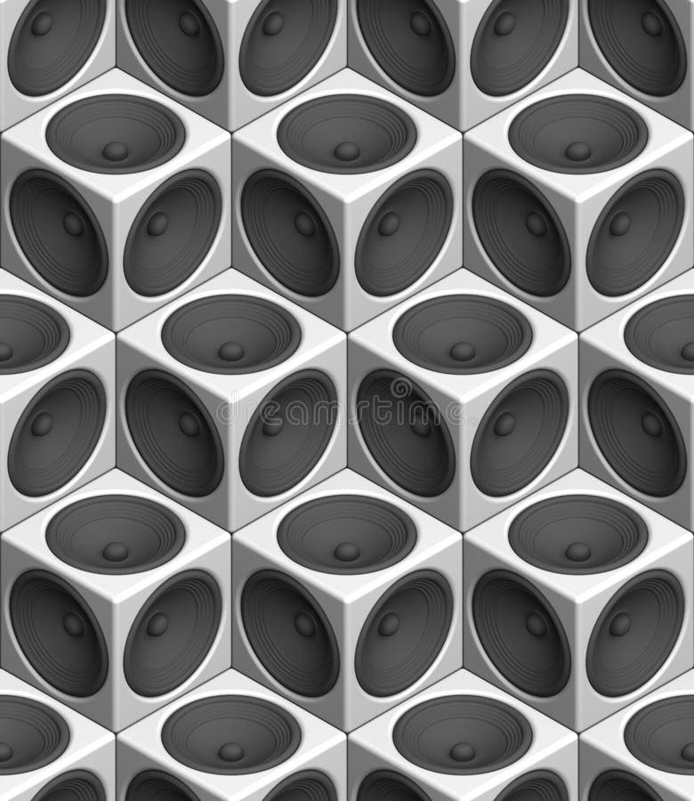 Speaker seamless texture stock illustration. Illustration of sound ...