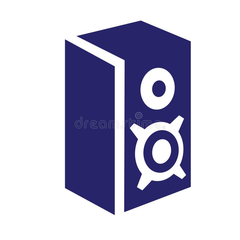 Speaker Simpel Logo Icon Vector Ilustration Stock Vector - Illustration ...