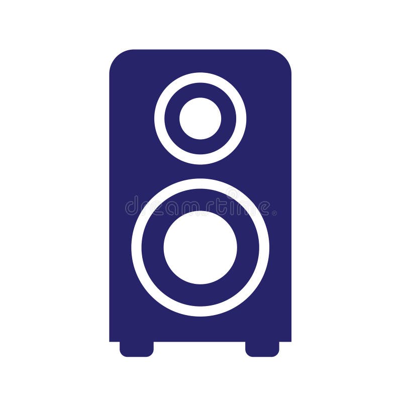 Speaker Simpel Logo Icon Vector Ilustration Stock Vector - Illustration ...