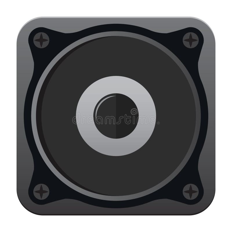 Speaker Sound Box. Vector Illustration Decorative Design Stock Vector ...