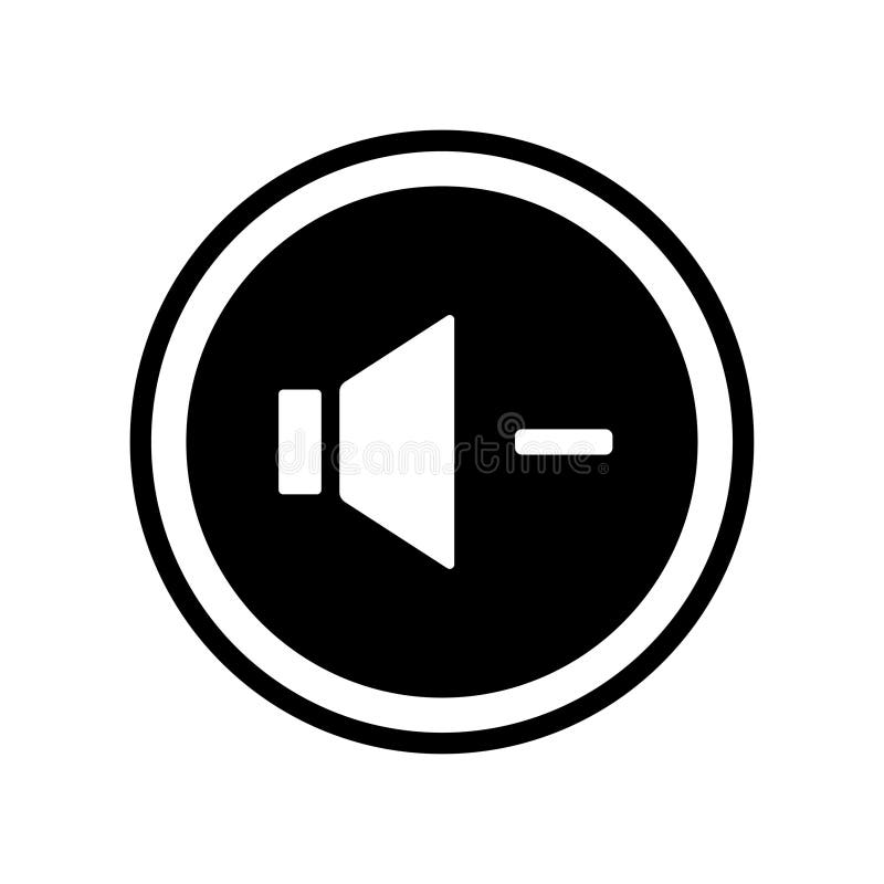 Speaker Sound Icon Vector Basic RGB Stock Vector - Illustration of ...