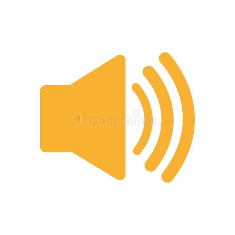 Speaker Sound Symbol Isolated Icon Stock Vector - Illustration of ...