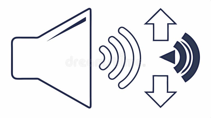 Speaker with Sound Waves for Audio and Music Vector Design Generative ...