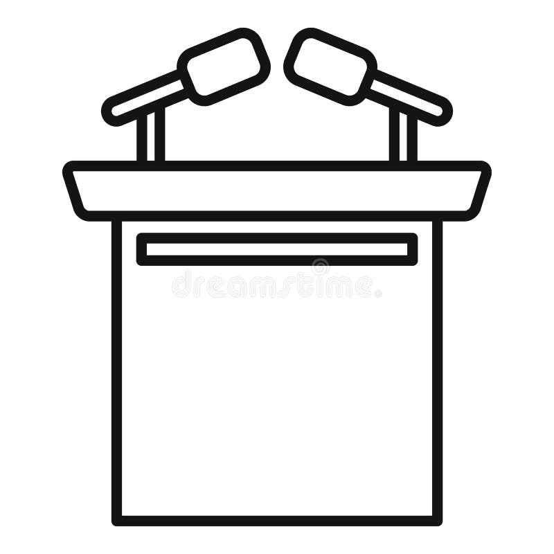 Grandstand Outline Vector Icon. Thin Line Black Grandstand Icon, Flat ...