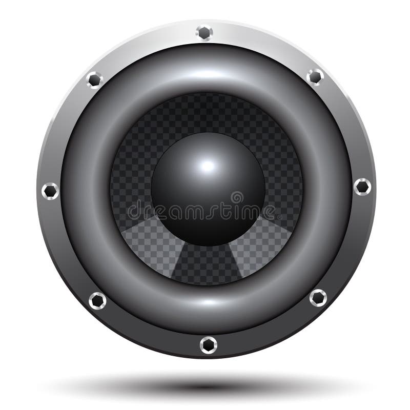 Speaker Cone Vector stock vector. Illustration of quality - 8104404